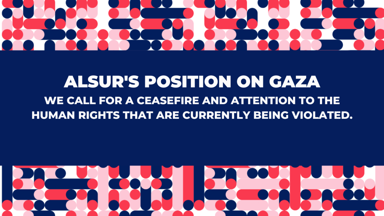 Collective position Gaza Strip Situation - AlSur | Al Sur